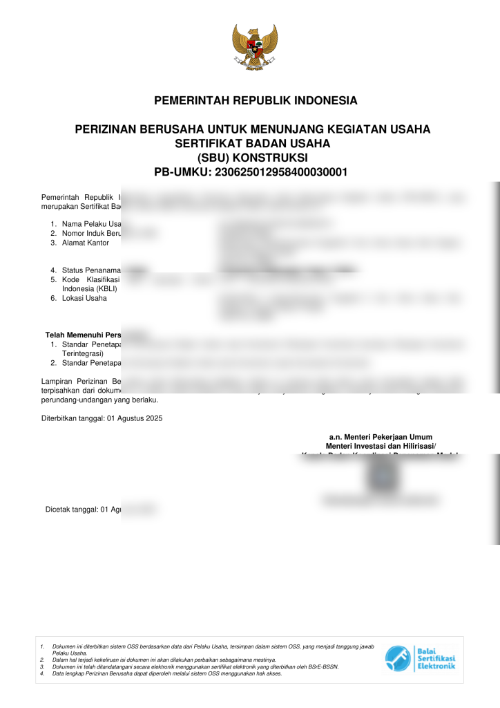 Cara dan Persyaratan Pembuatan SBU Baru